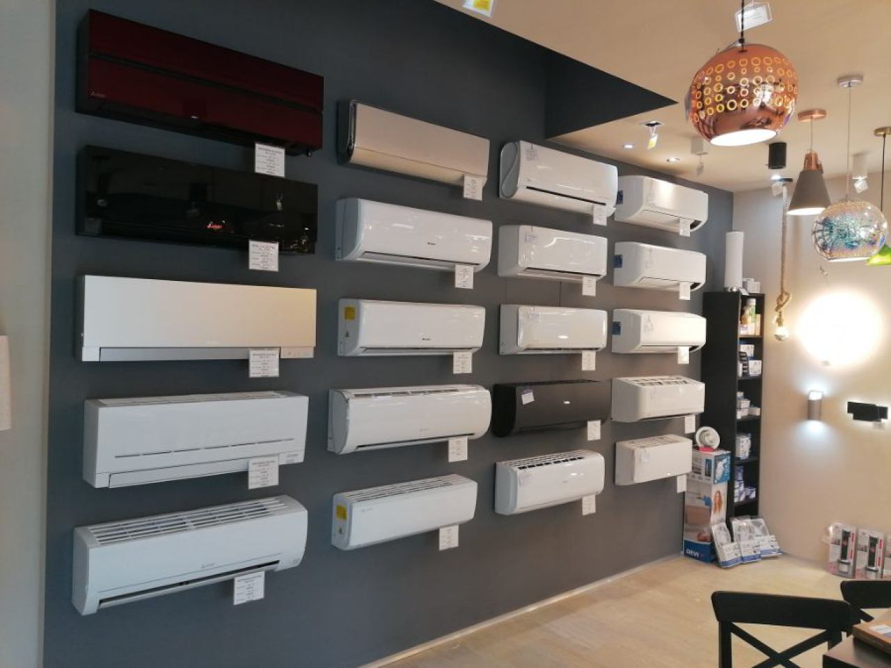 Elektromaterijal, led trake, klima uređaji, salon rasvjete, trgovina ...